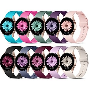 Odbeai Galaxy Watch 6 Band,Galaxy Watch 4 Band,Galaxy Watch 5 5Pro Band,Compatible with Samsung Watch 6 5 4 Bands,Galaxy Watch 6 4 Classic Bands,Galaxy Watch 5 Pro Band, No Gap Sport Strap Women Men