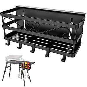 GDNEASE Blackstone Grill Caddy | Removable BBQ Accessory for 28"/36" Spatula Tool Holder | Griddle Caddy Tool-Free & Easy to Install