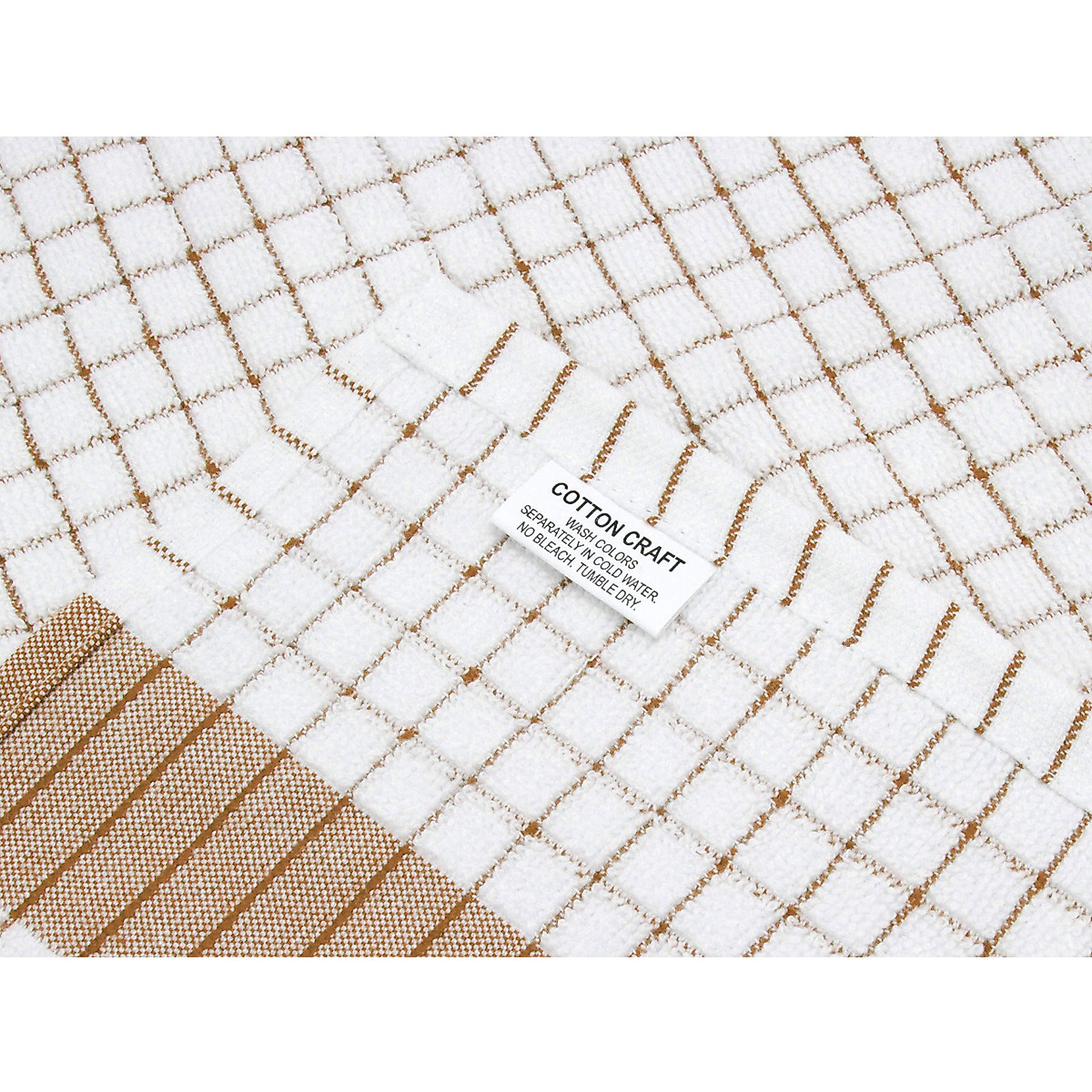 COTTON CRAFT Amazing Kitchen Towels - 8 Pack Reusable Terry Towel - 100% Cotton European Waffle Pantry Bar Cleaning Cloth Towel - Quick Dry Low Lint Soft Absorbent Dish Towels - Large 20 x 30 - Linen