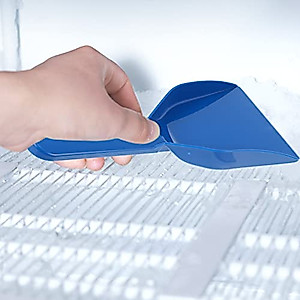 Yardwe 2pcs Ice Tools Remover Refrigerator Garden Deicing Freezer Tool Scoops Removing Plastic Shovels Car Frost Scraper Scrapers Snow for Practical Fridge Scoop Cleaning Household