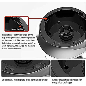 Water cup Electric juicer Blender Blender 22000Rpm High Speed U200BU200Bblender Ice Crusher With 3 Speed U200BU200Bcontrol And 1800Ml Glass Jar 3 Titanium Alloy Blades For Ice ZJ666