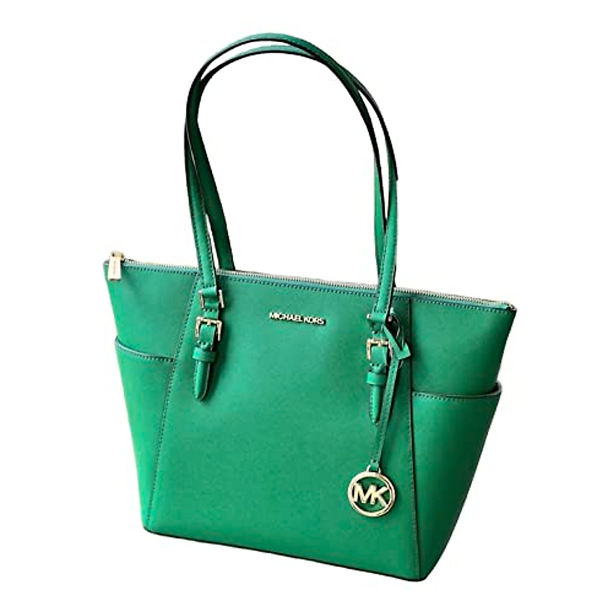 Michael Kors Charlotte Large Top Zip Tote (Palmetto Green)
