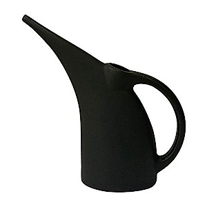 KP KOOL PRODUCTS Watering Can 1/2 Gallon - Small Watering Can for Indoor Plants - Outdoor Watering Can - Black Plant Waterer - Plastic Watering Can for Garden - 1 Pack