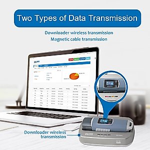 JWM Security Guard Patrol System Long Range RFID Reader with Download Station, 2.4G Tag for Remote Patrol, Flashlight, Free Cloud Software