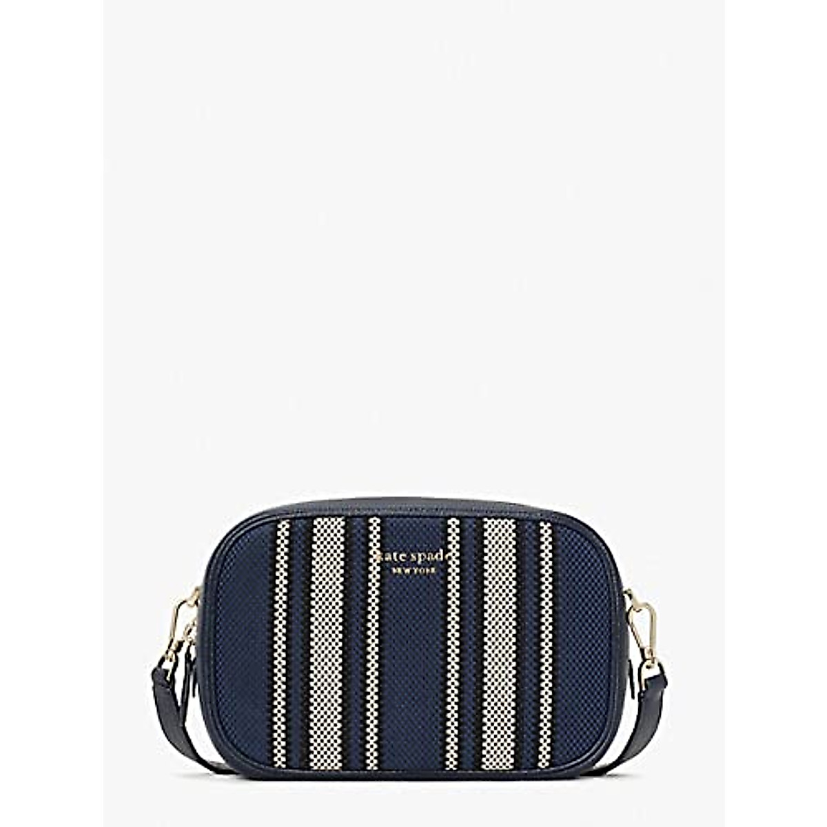 kate spade new york Astrid Canvas Stripe Medium Camera Bag Blazer Blue Multi One Size