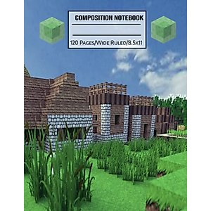 Composition Notebook: 120 pages Large Wide Ruled Composition Notebook for Kids, Boys and Girls