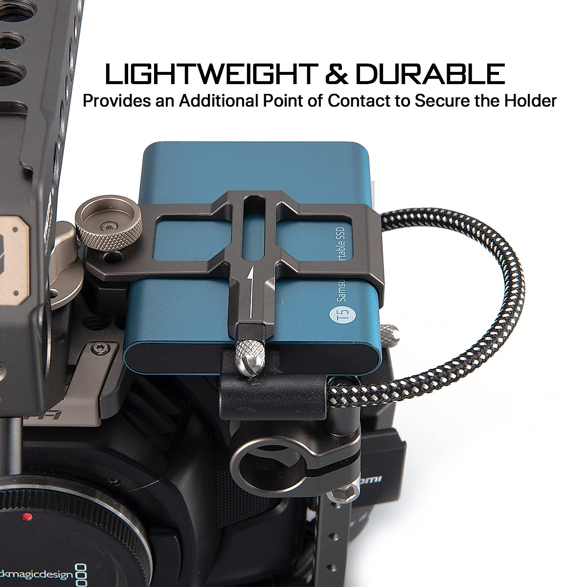 Tiltaing SSD Drive Holder for Samsung T5 - Tilta Gray