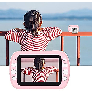 ETATOI Kids Digital Camera - 12MP Children's Selfie Camera Inches Large Screen for Boys and Girls,1080P Rechargeable Electronic Camera