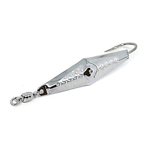 CLARKSPOON Spoon-Squid Precision Fishing Spoon for Spanish Mackerel, Bluefish, Tuna, Atlantic Bonito, & More! - Size 0 Spoon-Squid w/Ball Bearing Swivel - 5 Pack Assortment