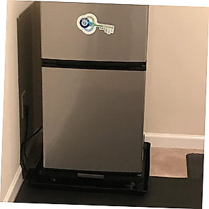 DOITOOL Wheel Mobile Bracket Soup Bowl with Lid Dolly Wheels Portable Mini Fridge Mini Fridge Stand Washer Base Portable+washing+machine Stainless Steel Trailer Electrical Appliance