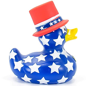 USA (Patriotic) Rubber Duck by Bud Ducks | Elegant Gift Packaging - Love US! | Child Safe | Collectable