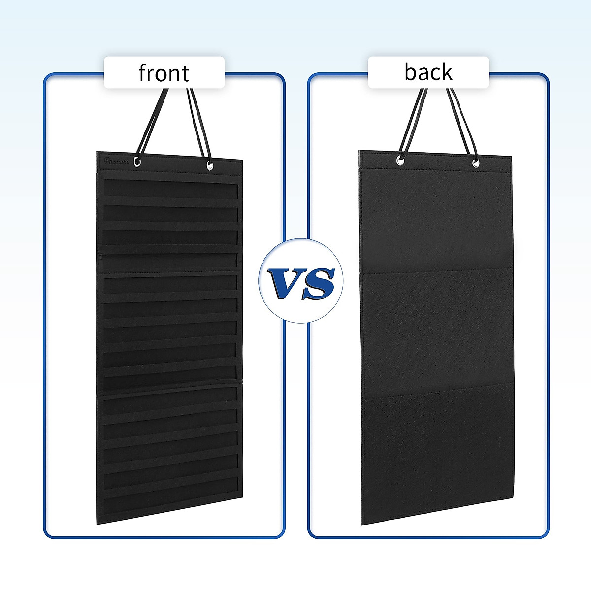 Bow Holder For Baby Girls, Newborn Hair Bows Holder, Hanging Hair Clips Storage Organizer, Hair Clips Storage Hanger Display Stand For Girl Room (Black)