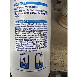 Silicon Mix Protieina De Perla Shampoo 16oz & Treatment & Leave-in 8oz & Polisher 4oz "Set"