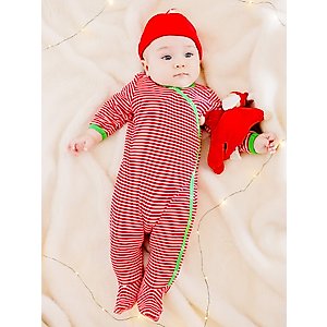Under the Nile Organic Cotton Baby Buddy Santa Toy