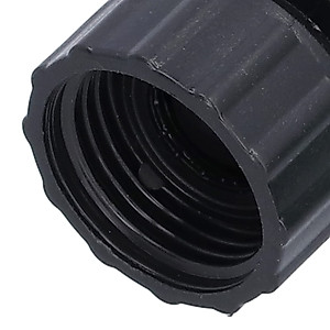 Garden Hose Quick Connector, NPT 3/4 Female Male Thread Coupler Nipple for Garden Lawn Irrigation, Plastic Water Hose Connect for Sprinklers and Spray Nozzles, Green (5 Pcs in Each Set)