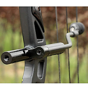 AMEYXGS String Stop Bracket String Decelerator Compound Bow Vibration Balance Stabilizer (Black)
