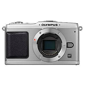 Olympus PEN E-P1 12.3 MP Micro Four Thirds Interchangeable Lens Digital Camera with 17mm f/2.8 Lens and Viewfinder (Silver)