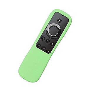 Ueohitsct Silicone Remote Control Case Protective Cover Fit for Amazon Fire TV Stick with Alexa Voice Remote Control