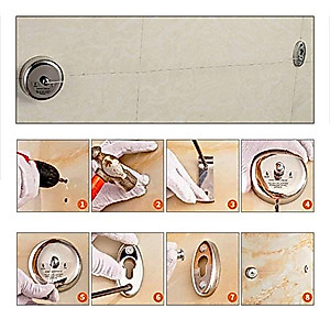 JHHSYU 2 Pcs Retractable Clothesline 304 Stainless Steel Durable with Heavy Duty Adjustable Rope Shower Clothes Line for Outdoor and Indoor