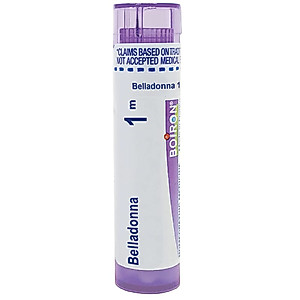 Boiron Belladonna 1M Md 80 Pellets for high Fever (up to 102F) of Sudden Onset with Perspiration