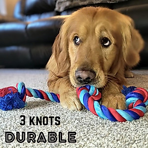 Baxter's Brothers Rope Toys|Dog Toys for Aggressive chewers|Puppy Teething Toys|Tough Dog Toys|Puppy chew Toys|Dog Toys for Medium Dogs|Dog Rope Toy|Dog Teething Toys|Dog Toys|Durable Dog Toys