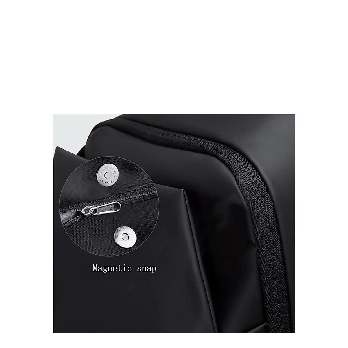 15.6 Inches Laptop Backpack for Men Women Classic Business Travel Casual Daypack (Black)