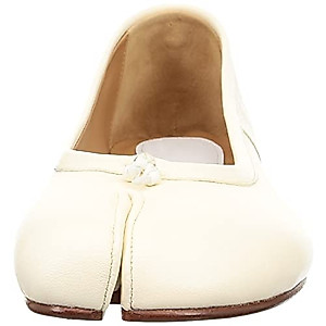 Maison Margiela S58WZ0042-P3753 Tabi Women's Ballet Shoes, White, US Men's Size 5.5 (23.5 cm)