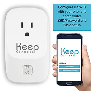 Keep Connect Router Rebooter, Wi-Fi Reset Device, Monitors Connectivity and Resets When Required. No App Necessary. If You Enter a Phone Number it Will Send Texts Upon resets.