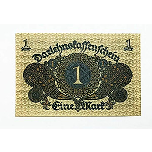 1939 Various Mint Marks WW2 Rare German 1 Rp Coin with Stamps & 1 Mark Bill in Disp Frame 1pf Seller Perfect Uncirculated