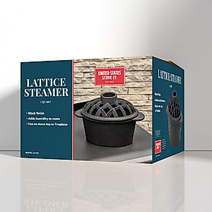 US Stove Company LS-02 Lattice Steamer, Black