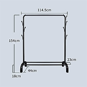 ZyLiZz Hangers,Coat Racks Floor Coat Rack Indoor Single Pole Clothes Shelf Balcony Clothes Pole Outdoor Drying Rack Floor-Standing Coat Rack