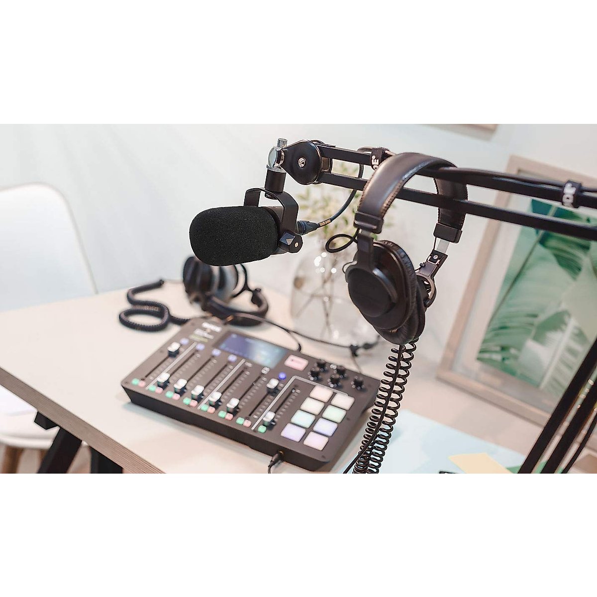 PodMic Pop Filter Foam Cover - Mic Windscreen Wind Cover Customized for Rode PodMic USB Versatile Dynamic Broadcast Microphone to Blocks Out Plosives