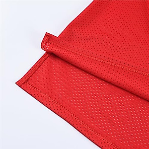 Youth #23 Space Movie Basketball Jersey 90s Hip Hop Party Basketball Shirt for Kids (Red L)