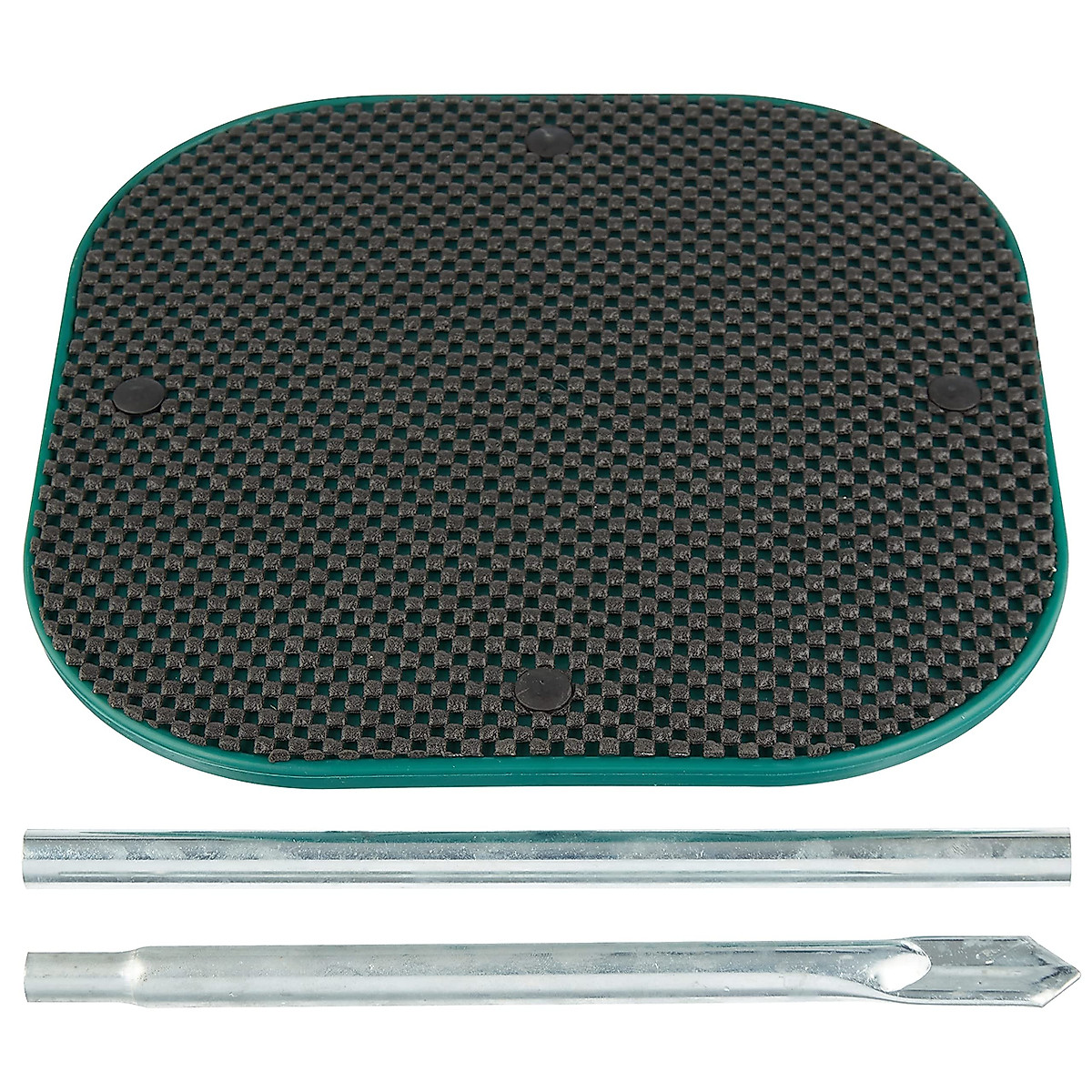 Sol Coastal Portable Beach Table with Non-Slip Surface, 9.5 x 9.5 - Compact and Collapsible Backpacking Table, Easy to Store and Assemble - Foldable Camping Table, Elevates up to 18" Off The Ground