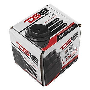 DS18 PRO-TW820 Super Tweeter - 1", Aluminum Frame and Diaphragm, 200W Max, 100W RMS, 4 Ohms, Built in Crossover - PRO Tweeters are The Best in The Pro Audio and Voceteo Market (1 Speaker) (Renewed)