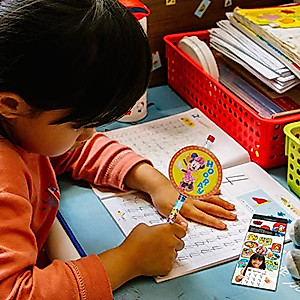 Classic Disney Disney Classroom Rewards for Teachers, Students ~ Teacher Supplies Bundle with 48 Mickey Mouse and Minnie Mouse Pencil Toppers with Stickers | Disney Classroom Decorations Theme