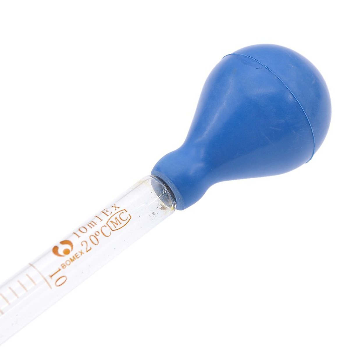BetterUS 10ml Glass Graduated Droppers Lab Pipettes Dropper Liquid Pipette with Rubber Caps