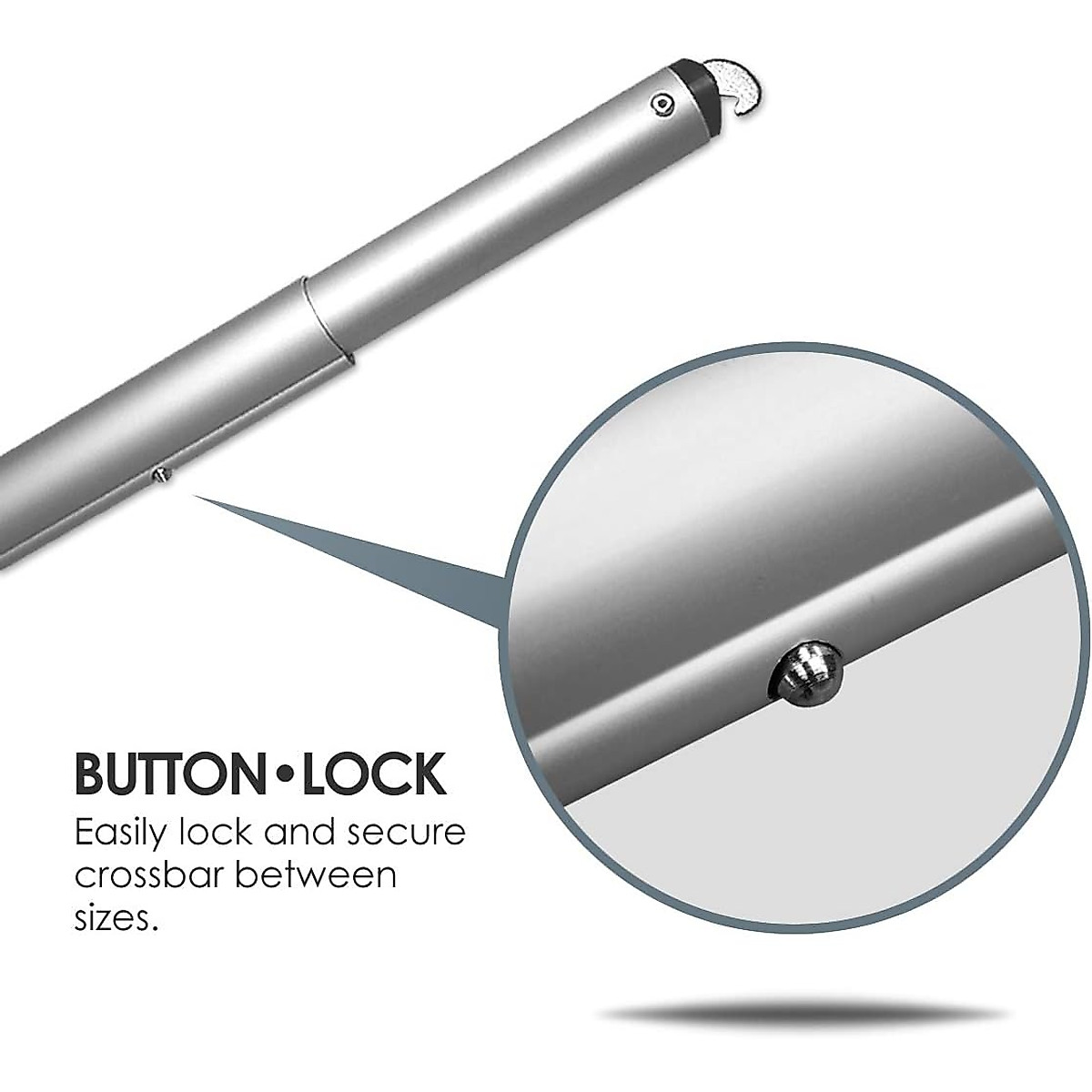 Crossbar Valance Hanger, For Pipe and Drape (6'-10' Crossbar)