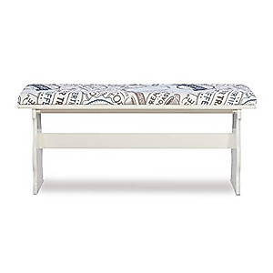 Linon Lucy Coffee Nook - White 66.25 x 34.5 x 50.25