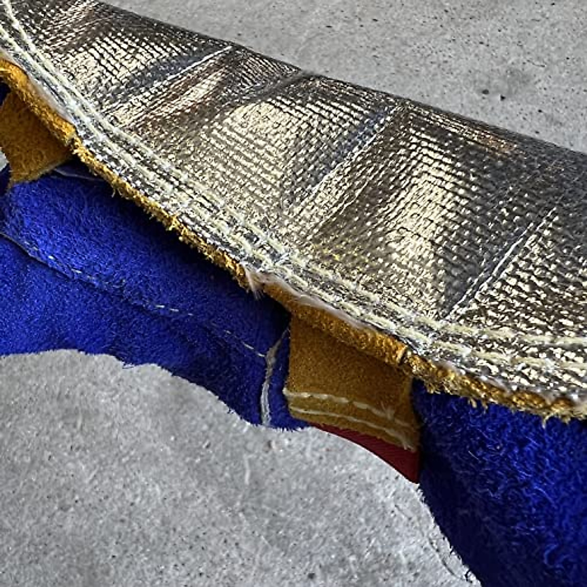 Weldas Aluminized Back Hand Pad with Kevlar Stitching - Heat Deflector