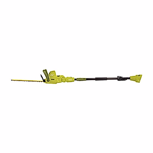 Sun Joe SWJ803E 10 inch 8.0 Amp Electric Multi-Angle Pole Chain Saw, Green & Joe SJH904E Multi-Angle Telescoping Convertible Electric Pole Hedge Trimmer | 19-Inch 4.5 -Amp