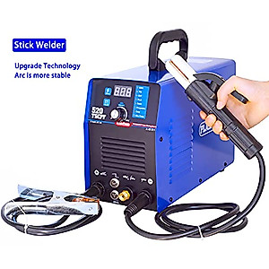 Plasma Cutter Welder Combo Pulse TIG Welder Stick Welder 3 in 1 Welding Machine, 50A Plasma Cutting, 200A TIG Welding (Pulse), Arc/MMA Welder More Stable Arc Dual Voltage 110V/220V 520TSCPF