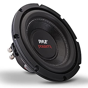 Pyle Car Subwoofer Audio Speaker - 8in Non-Pressed Paper Cone, Black Plastic Basket, Dual Voice Coil 4 Ohm Impedance, 800 Watt Power and Foam Surround for Vehicle Stereo Sound System - PLPW8D