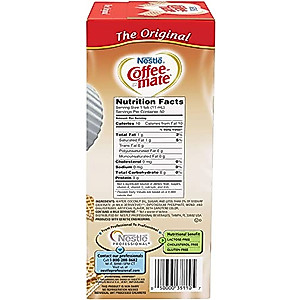 Nestle 35110 Coffee-Mate Original Flavor Creamer, Single Serve Portions, 50/Box