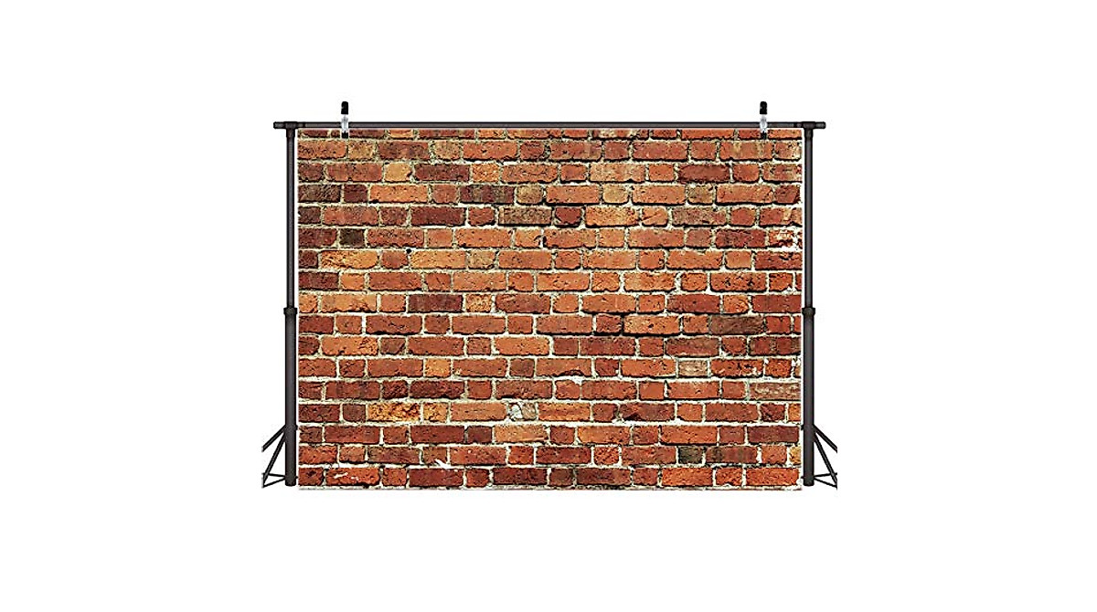 AIIKES 7x5FT Red Brick Wall Backdrop for Photos & Events