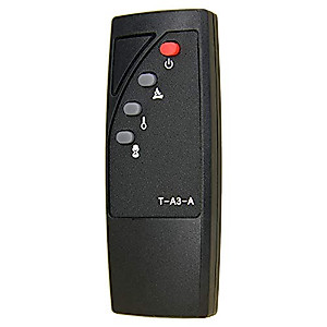 Replacement for Twin Star ClassicFlame Style Selections Fireplace Stove Heater Infrared Remote Control P71 73092/26DE9301-PC72 23WM1258 23EF023GRG 26EF023GRG 26EF023GRG-200 26EF023GRG-201 (T-A3-A)