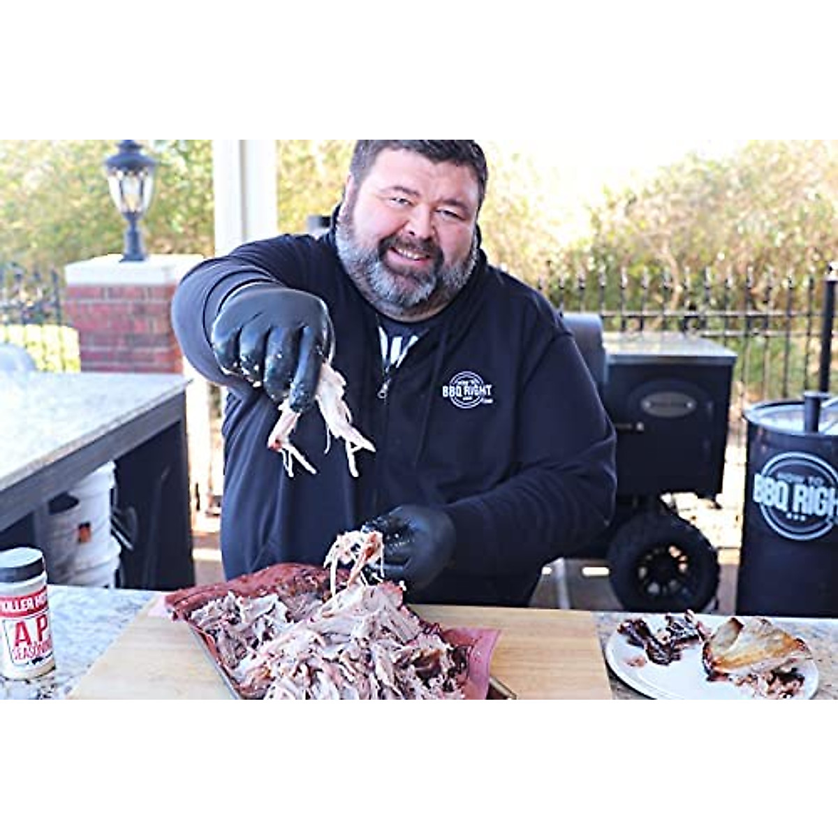 Killer Hogs AP Seasoning | Championship BBQ and Grill All Purpose Seasoning for Beef, Steak, Burgers, Pork, and Chicken | Salt, Pepper, Garlic (SPG) | 14 Ounces