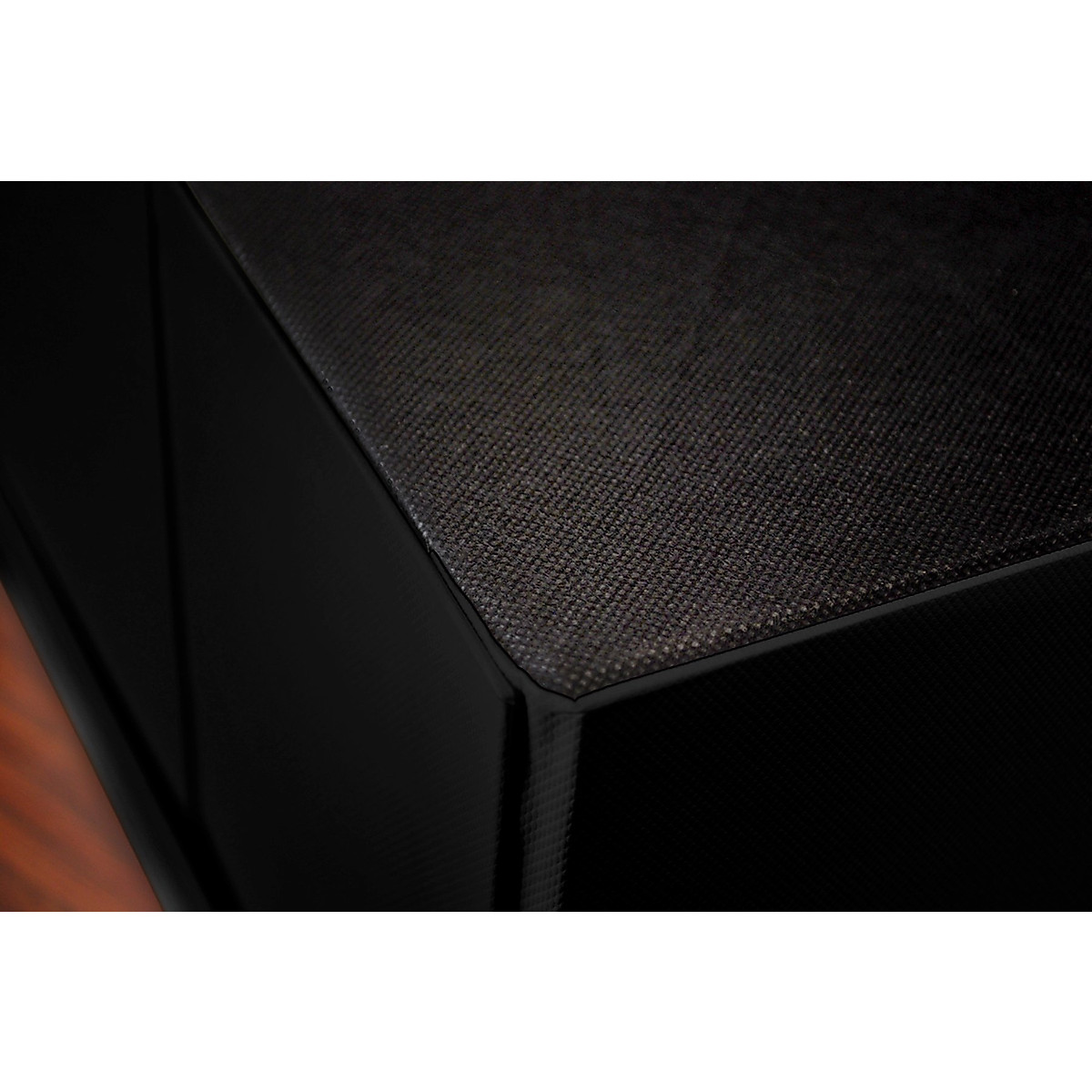 Samsill PNS02LSBK Pop n' Store Decorative Storage Box With Lid - Collapsible and Stackable - Medium Square Box - Black - Interior Size (9.75"x9.75"x5.75")