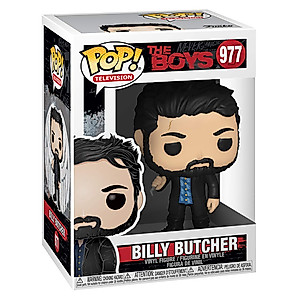POP The Boys - Billy Butcher Funko Vinyl Figure (Bundled with Compatible Box Protector Case), Multicolored, 3.75 inches
