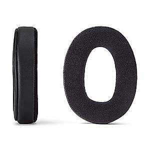 Premium Hybrid Ear Pads Compatible with Sennheiser GSP 370, Sennheiser GSP 350, GSP 303, GSP 302, GSP 301 and GSP 300 Headphones. Premium Protein Leather | Premium Velour | Soft High-Density Foam